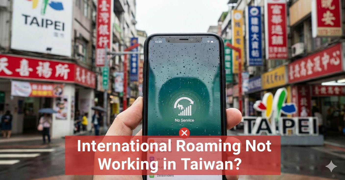 International Roaming Not Working in Taiwan